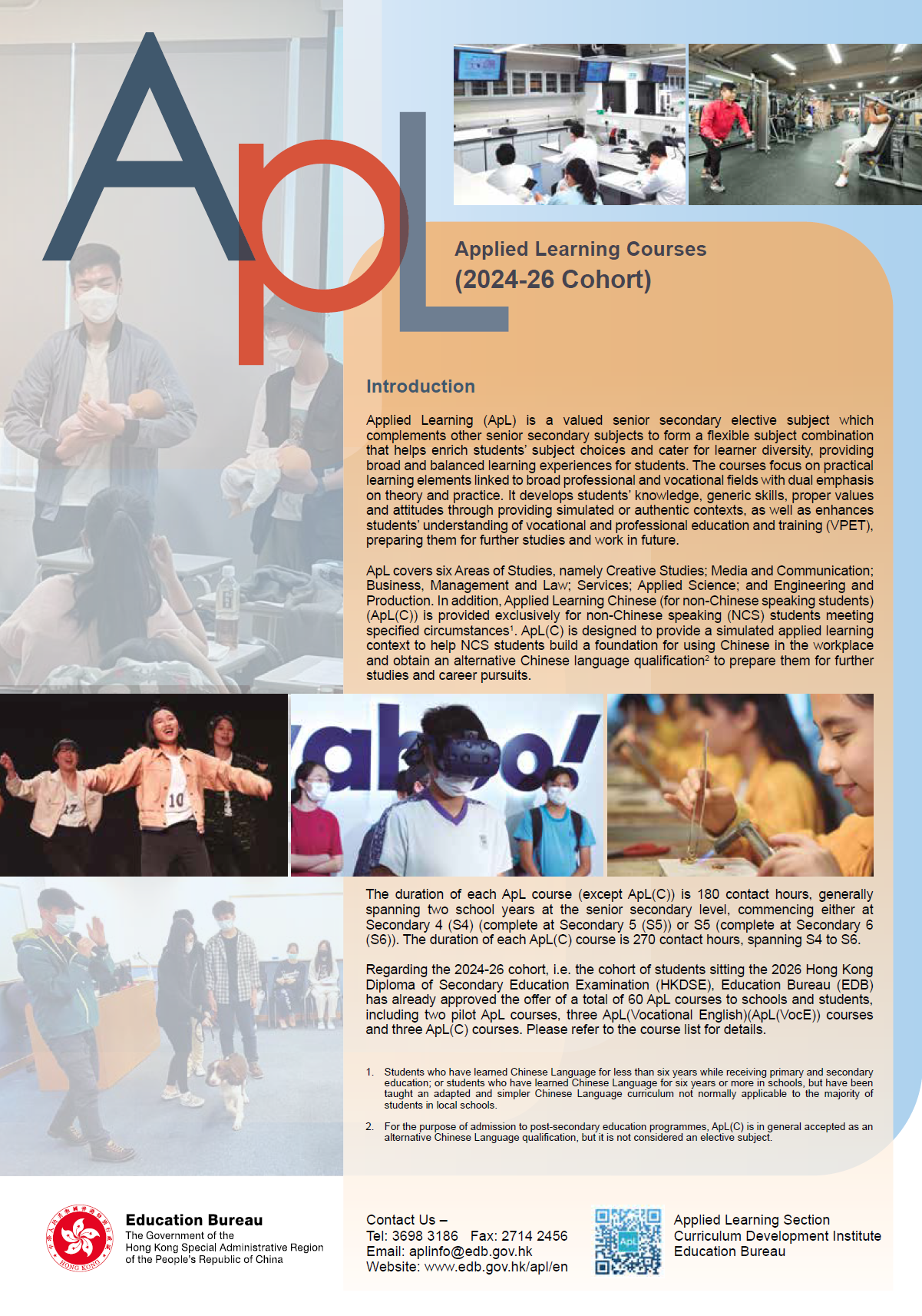 English-related Applied Learning Courses - Education Bureau